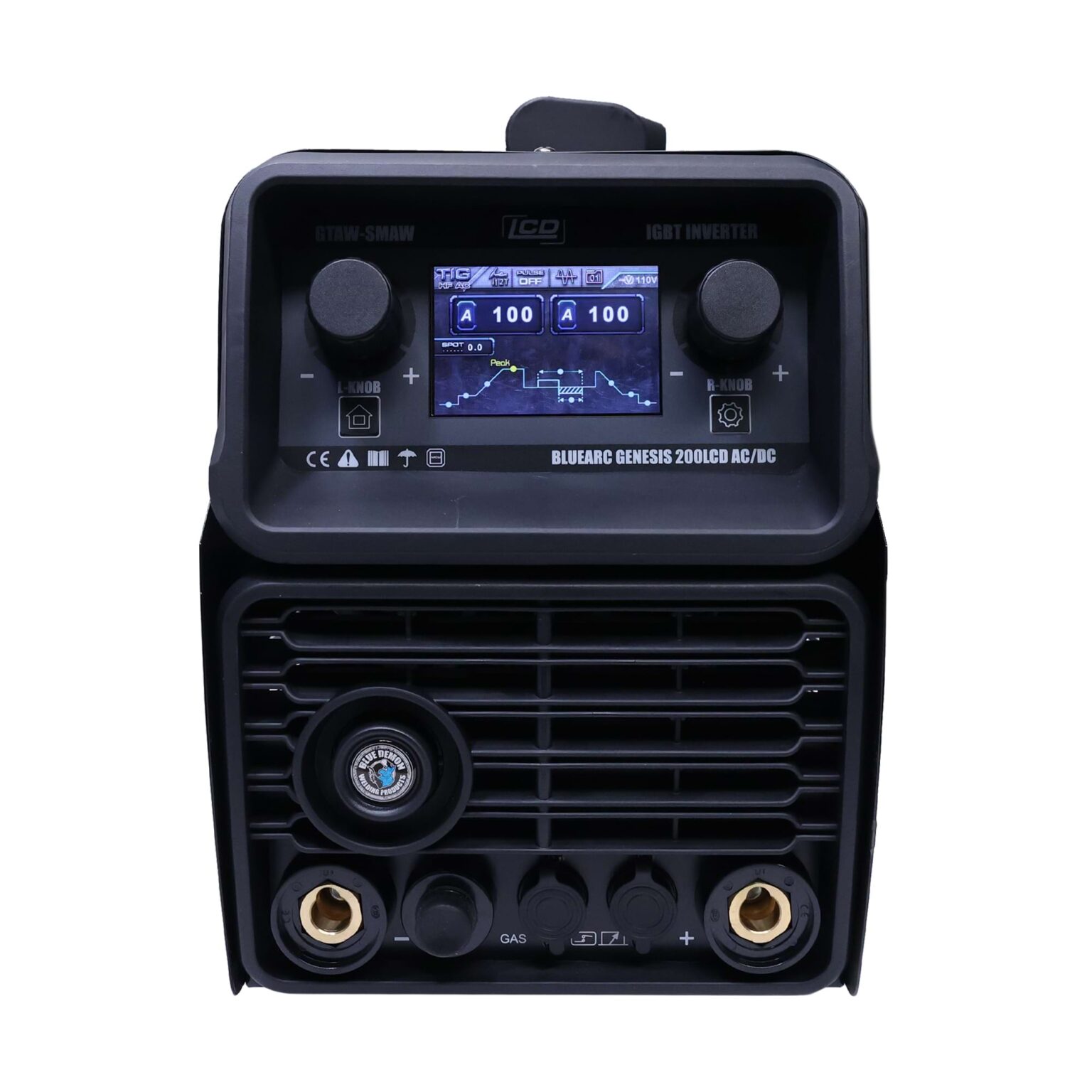 Blue Demon Genesis 200 LCD AC/DC 200A IGBT Welding Machine - Weldporn® – WELD EVERY DAMN DAY
