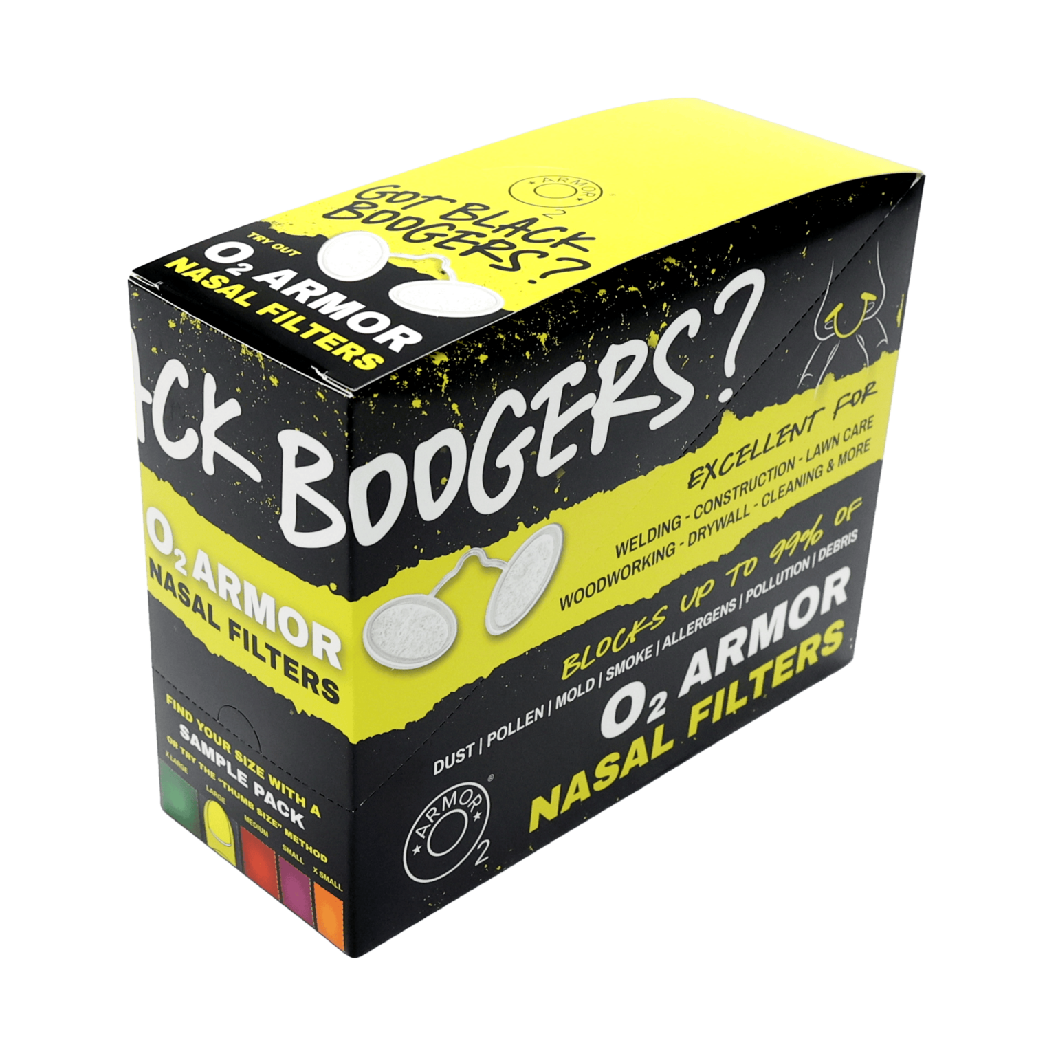 O2 Armor Nose Filters, 20 each 10pc pack - Weldporn® – WELD EVERY DAMN DAY